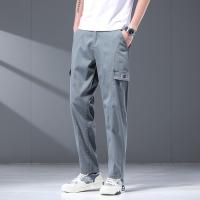 China Army Green Grey Daily Summer Mid Waist mens pants wholesale Youth Trend Army Green Grey Custom (HY630) for sale