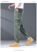 China Army Green Grey Daily Summer Mid Waist mens pants wholesale Youth Trend Army Green Grey Custom (HY630) for sale