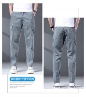 China Army Green Grey Daily Summer Mid Waist mens pants wholesale Youth Trend Army Green Grey Custom (HY630) for sale