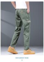 China Army Green Grey Daily Summer Mid Waist mens pants wholesale Youth Trend Army Green Grey Custom (HY630) for sale
