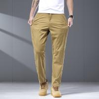 China Regular Daily Mid Waist Khaki Grey mens pants wholesale Youth Trend Autumn 2025 Custom (HY633) for sale