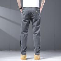 China Regular Daily Mid Waist Khaki Grey mens pants wholesale Youth Trend Autumn 2025 Custom (HY633) for sale