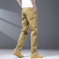 China Regular Daily Mid Waist Khaki Grey mens pants wholesale Youth Trend Autumn 2025 Custom (HY633) for sale