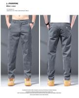 China Regular Daily Mid Waist Khaki Grey mens pants wholesale Youth Trend Autumn 2025 Custom (HY633) for sale