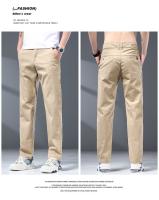 China Mid Waist Daily Mid Waist Youth Trend mens pants wholesale Spring/Summer Grey Khaki Black Custom (P392) for sale