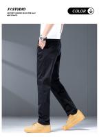 China Mid Waist Daily Mid Waist Youth Trend mens pants wholesale Spring/Summer Grey Khaki Black Custom (P392) for sale