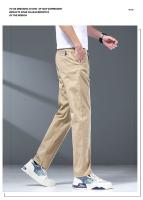 China Mid Waist Daily Mid Waist Youth Trend mens pants wholesale Spring/Summer Grey Khaki Black Custom (P392) for sale