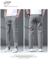 China Mid Waist Daily Mid Waist Youth Trend mens pants wholesale Spring/Summer Grey Khaki Black Custom (P392) for sale