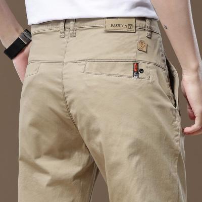 China Grey Khaki Black Daily Mid Waist Youth Trend mens pants wholesale Spring/Summer Grey Khaki Black Custom (P392) for sale