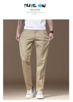 China Grey Khaki Black Daily Mid Waist Youth Trend mens pants wholesale Spring/Summer Grey Khaki Black Custom (P392) for sale
