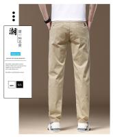 China Grey Khaki Black Daily Mid Waist Youth Trend mens pants wholesale Spring/Summer Grey Khaki Black Custom (P392) for sale
