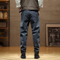 China Daily Mid Waist Solid Color jogger pants wholesale Urban Fashion Khaki Dark Grey Custom (HY605) for sale