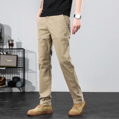 China Grey Khaki Daily Mid Waist Grey Khaki mens pants wholesale Youth Trend Regular Custom (P376) for sale