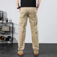 China Grey Khaki Daily Mid Waist Grey Khaki mens pants wholesale Youth Trend Regular Custom (P376) for sale