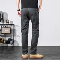 China Grey Khaki Daily Mid Waist Grey Khaki mens pants wholesale Youth Trend Regular Custom (P376) for sale