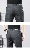 China Grey Khaki Daily Mid Waist Grey Khaki mens pants wholesale Youth Trend Regular Custom (P376) for sale