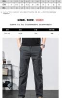 China Grey Khaki Daily Mid Waist Grey Khaki mens pants wholesale Youth Trend Regular Custom (P376) for sale