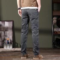 China Daily Mid Waist Grey Khaki dress pants wholesale price Youth Trend Regular Custom (376) for sale