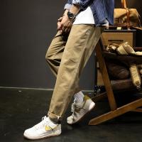 China Daily Mid Waist Urban Fashion jogger pants wholesale Khaki Dark Grey Regular Custom (HY605) for sale
