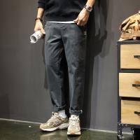 China Daily Mid Waist Urban Fashion jogger pants wholesale Khaki Dark Grey Regular Custom (HY605) for sale