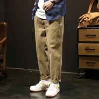 China Daily Mid Waist Urban Fashion jogger pants wholesale Khaki Dark Grey Regular Custom (HY605) for sale
