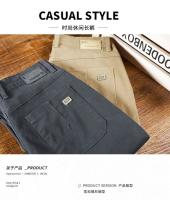 China Daily Mid Waist Urban Fashion jogger pants wholesale Khaki Dark Grey Regular Custom (HY605) for sale