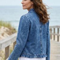 China Blue Outdoor Long Sleeve wholesale denim jackets suppliers Autumn 2026 Regular Custom (99911) for sale
