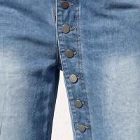 China Straight Pant Blue Cotton Casual wholesale denim jeans for High Waist Autumn 2026 Custom (924) for sale
