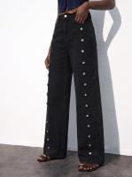 China Black Cotton Outdoor wholesale denim jeans for High Waist Autumn 2026 Custom (929-2) for sale