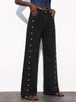 China Black Cotton Outdoor wholesale denim jeans for High Waist Autumn 2026 Custom (929-2) for sale