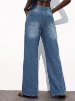 China Blue Cotton Outdoor wholesale denim jeans for High Waist Autumn 2026 Custom (929) for sale