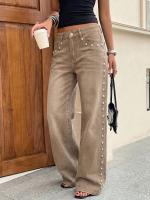 China Cotton Washed Casual wholesale denim jeans for High Waist Autumn 2026 Custom (921) for sale
