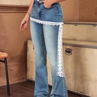 China Slim Fit Blue Cotton Outdoor wholesale denim jeans for High Waist Autumn 2026 Custom (99991) for sale