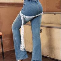 China Slim Fit Blue Cotton Outdoor wholesale denim jeans for High Waist Autumn 2026 Custom (99991) for sale