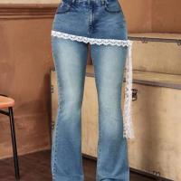 China Slim Fit Blue Cotton Outdoor wholesale denim jeans for High Waist Autumn 2026 Custom (99991) for sale