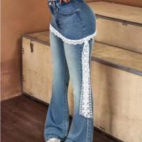 China Slim Fit Blue Cotton Outdoor wholesale denim jeans for High Waist Autumn 2026 Custom (99991) for sale
