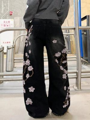 China Carrot Pant Black Cotton Casual wholesale denim jeans for Low Waist Autumn 2026 Custom (9995) for sale