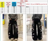 China Carrot Pant Black Cotton Casual wholesale denim jeans for Low Waist Autumn 2026 Custom (9995) for sale