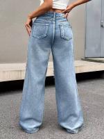 China #7602 Blue Cotton Casual wholesale denim jeans for Low Waist Autumn 2026 Custom (9993) for sale