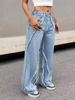 China #7602 Blue Cotton Casual wholesale denim jeans for Low Waist Autumn 2026 Custom (9993) for sale