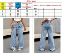 China #7602 Blue Cotton Casual wholesale denim jeans for Low Waist Autumn 2026 Custom (9993) for sale