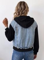 China Blue Daily Ribbed Cuff lightweight jacket wholesale Long Sleeve Autumn 2026 Custom (9977) for sale