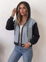 China Blue Daily Ribbed Cuff lightweight jacket wholesale Long Sleeve Autumn 2026 Custom (9977) for sale