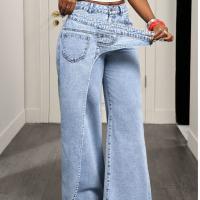 China #0359 Blue Cotton Casual wholesale denim jeans for High Waist Autumn 2026 Custom (9992) for sale