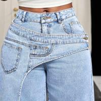 China #0359 Blue Cotton Casual wholesale denim jeans for High Waist Autumn 2026 Custom (9992) for sale