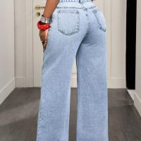 China #0359 Blue Cotton Casual wholesale denim jeans for High Waist Autumn 2026 Custom (9992) for sale