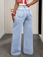 China #0359 Blue Cotton Casual wholesale denim jeans for High Waist Autumn 2026 Custom (9992) for sale