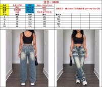 China #5250 Blue Cotton Casual wholesale denim jeans for Autumn 2026 Non Stretch Custom (9980) for sale
