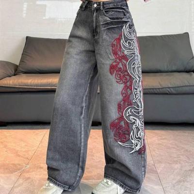 China Cotton Casual Embroidered wholesale denim jeans for Carrot Pant Autumn 2026 Custom (9972-1) for sale