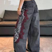 China Cotton Casual Embroidered wholesale denim jeans for Carrot Pant Autumn 2026 Custom (9972-1) for sale